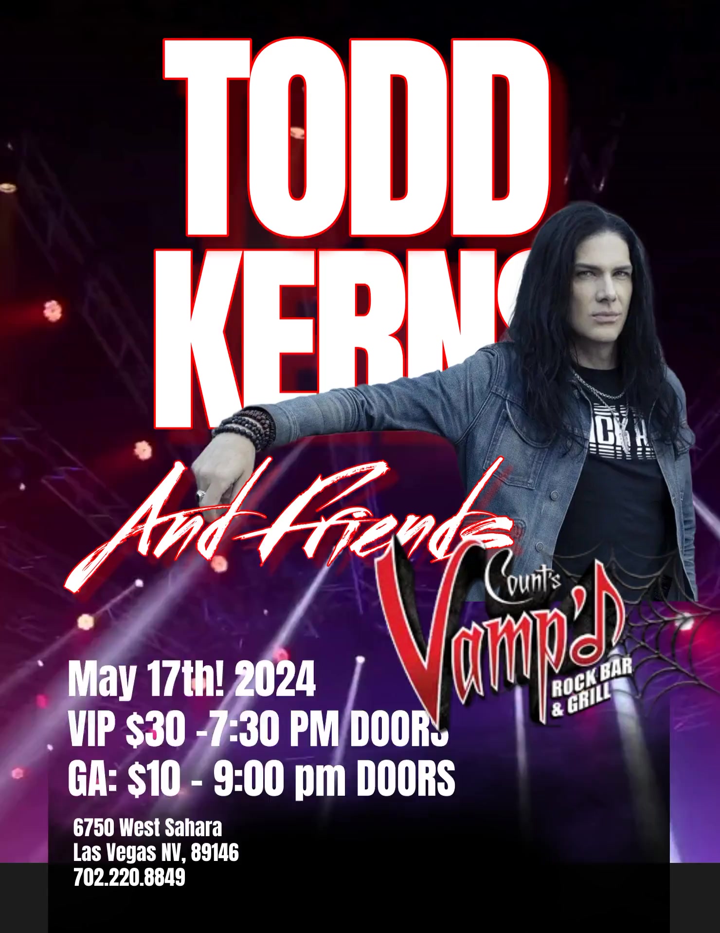 Upcoming Shows - Count's Vamp'd - Eat, Drink, Rock! - Las Vegas, Nevada
